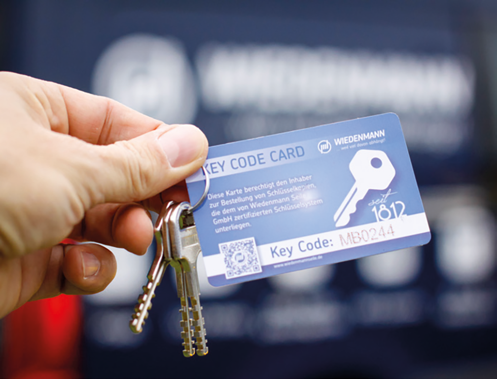 lockIDeasy - Schloss mit Key-Code-Card - Wiedenmann-Seile
